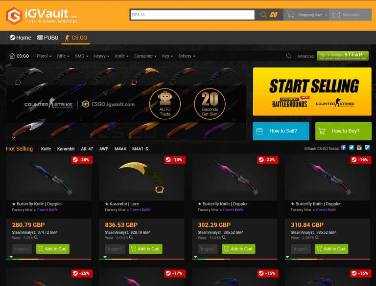 CSGO.Igvault - gambling site | Real Money Bonus Code | Top100-list.com