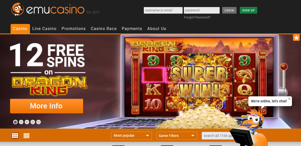 EmuCasino - Try the Best Online Casino | Top100-list.com